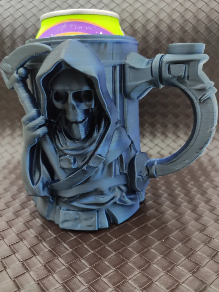 Grim Reaper Can Holder (0.5L+12oz Cans) - Beer mug by RUMcajz ...