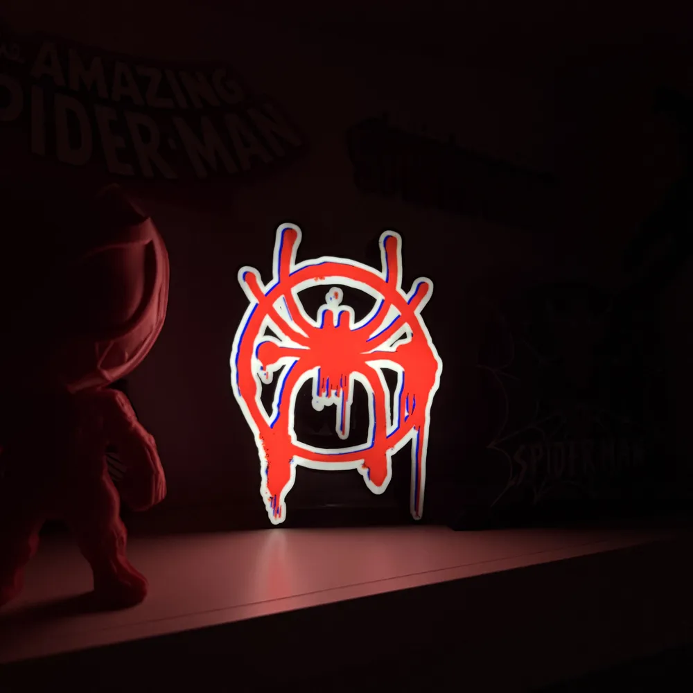 SpiderMan LightBox by okrason MakerWorld: Download Free 3D Models