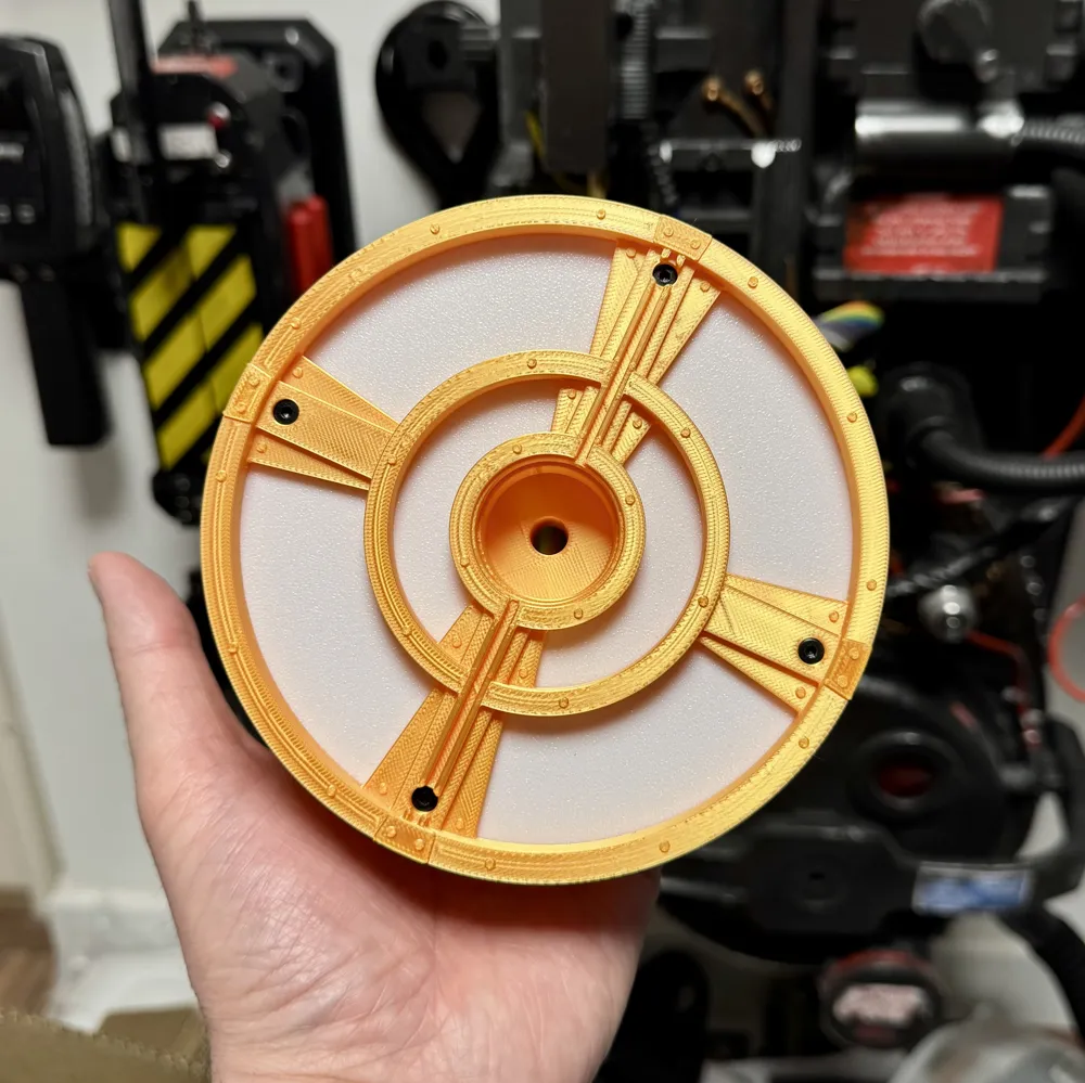 Haslab Ghostbusters Proton Pack cyclotron cake by Dave W MakerWorld ...