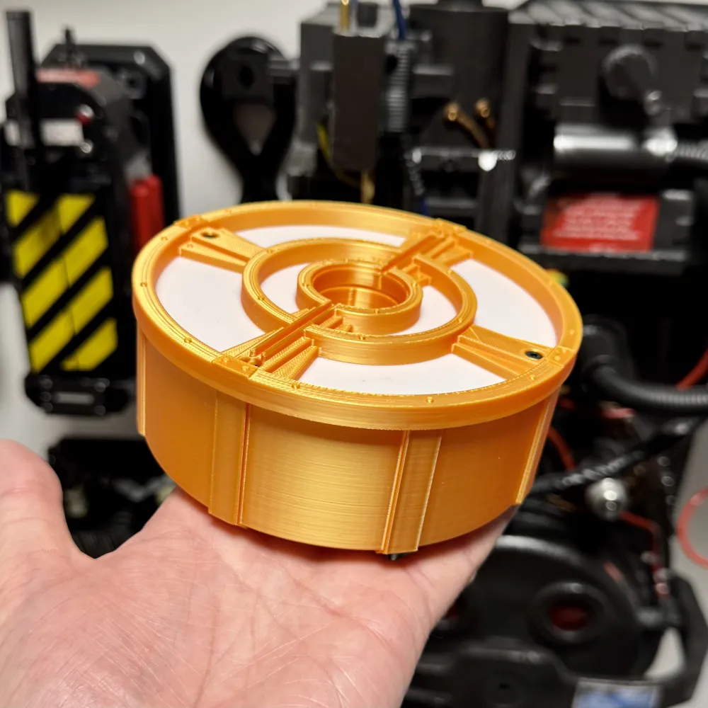 Haslab Ghostbusters Proton Pack cyclotron cake by Dave W MakerWorld ...