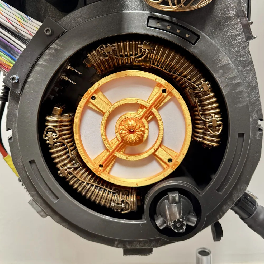 Haslab Ghostbusters Proton Pack cyclotron cake by Dave W MakerWorld ...