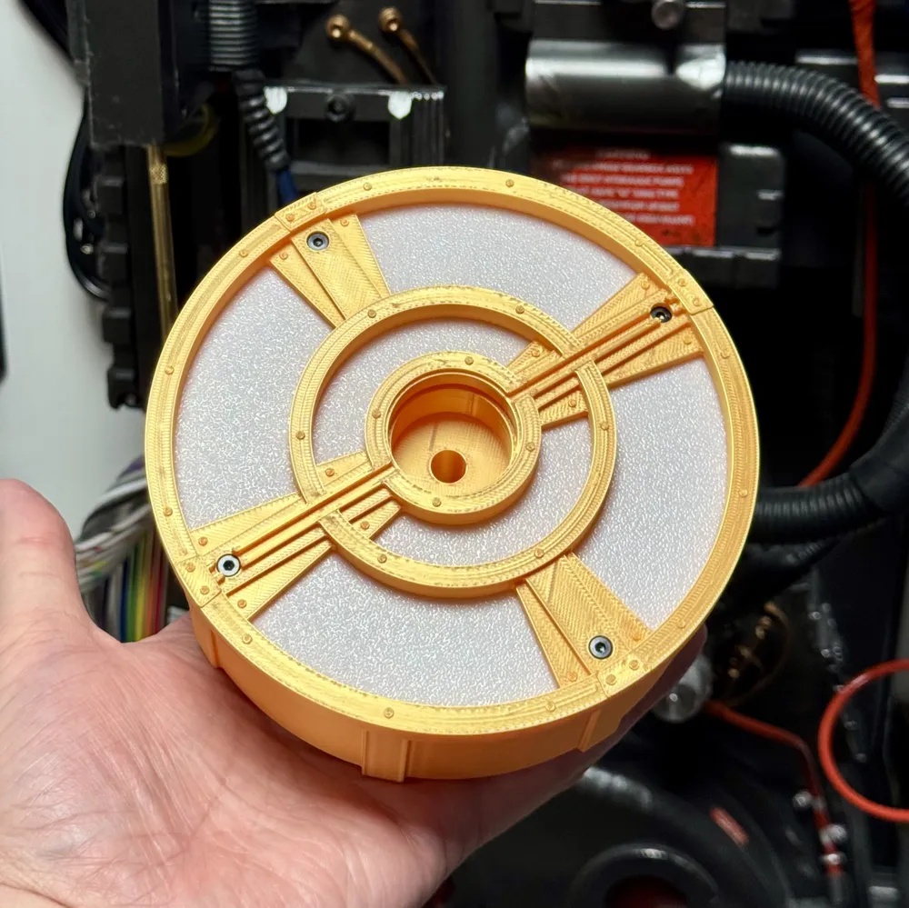Haslab Ghostbusters Proton Pack cyclotron cake - Free 3D Print Model ...