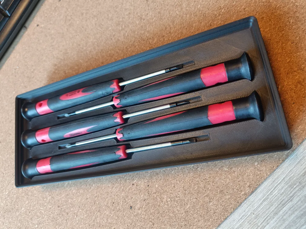 Precision Screwdrivers Gridfinity box - Free 3D Print Model - MakerWorld