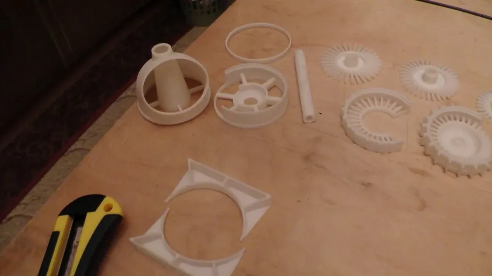 TV3-117 Series Turboshaft Engine Model for 3D Printed Gas Turbine ...