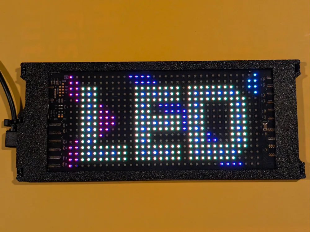 Frame for "Devil Eyes" LED panel, 16x32 LED's. - Free 3D Print Model ...