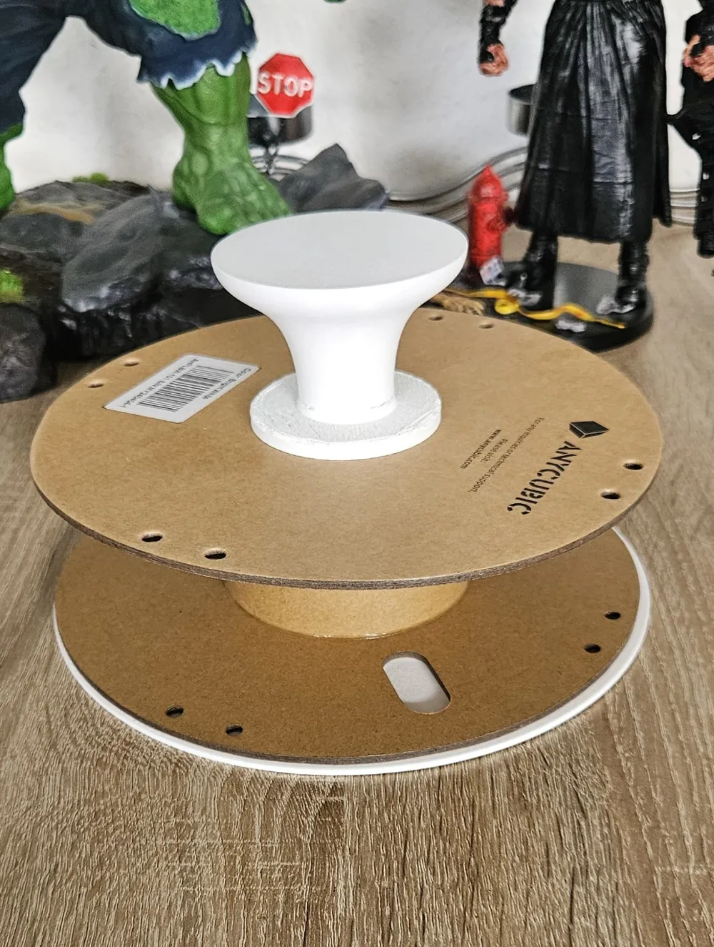 Cardboard Spool Turntable by CrustyCheese - MakerWorld
