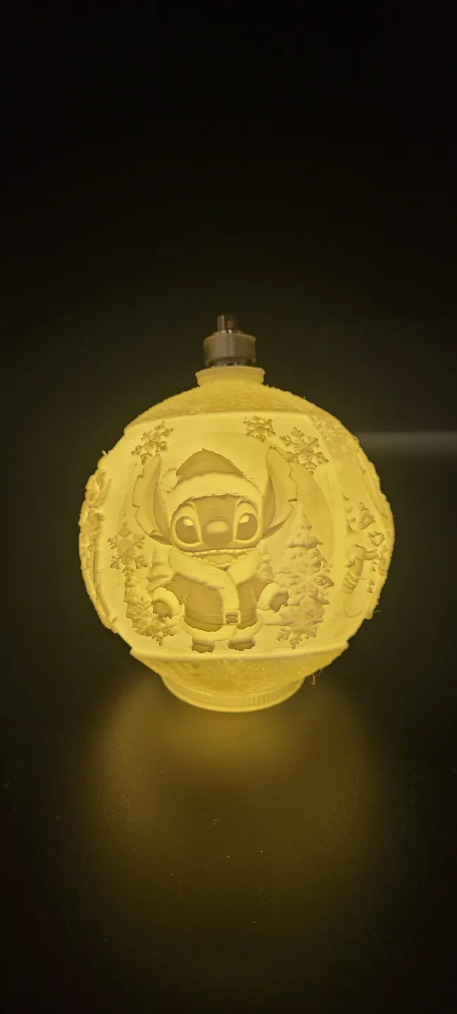 Christmas Stitch Lithophane Ornament 2 by Galactic Creations 3D ...
