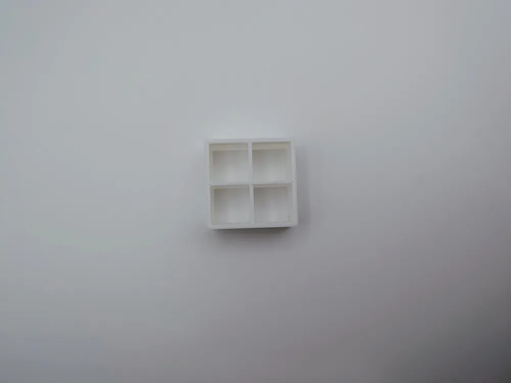 Mini scale model IKEA KALLAX 2x4 shelf 1/24 scale - Free 3D Print Model ...