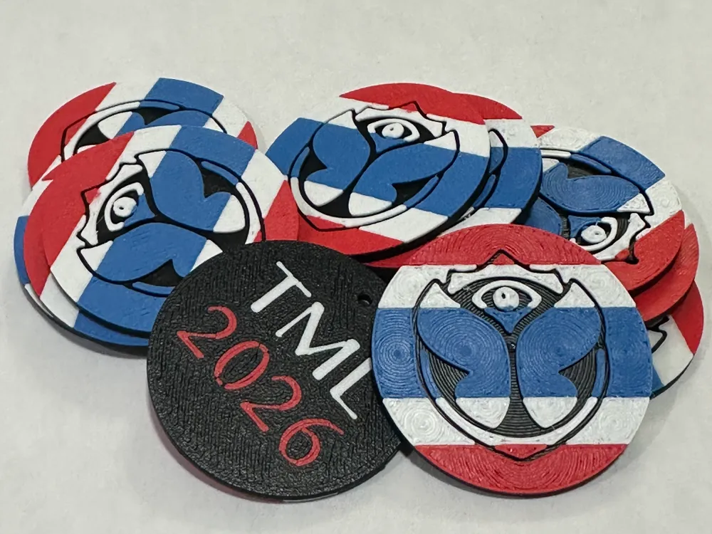 Tomorrowland Token/Charm - Free 3D Print Model - MakerWorld