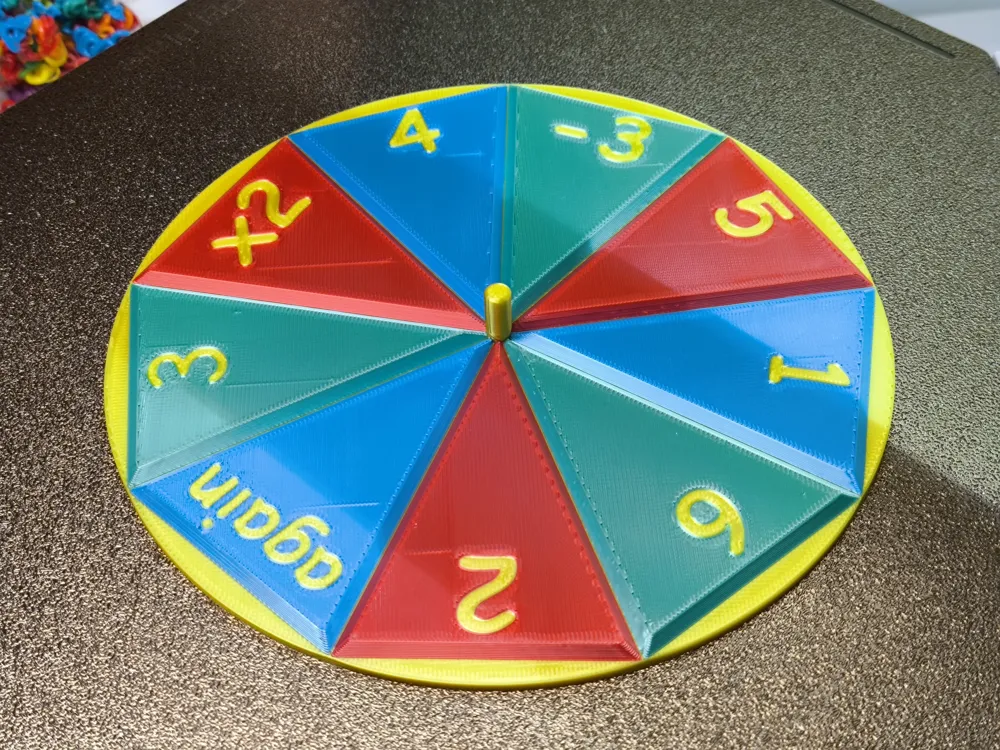 spinner for board games by sevenlivesMakerWorld: Download Free 3D Models