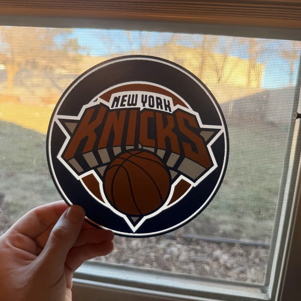 New York Knicks LOGO NBA - SOUS-VERRE/ENSEIGNE DE BUREAU - Modèle d ...