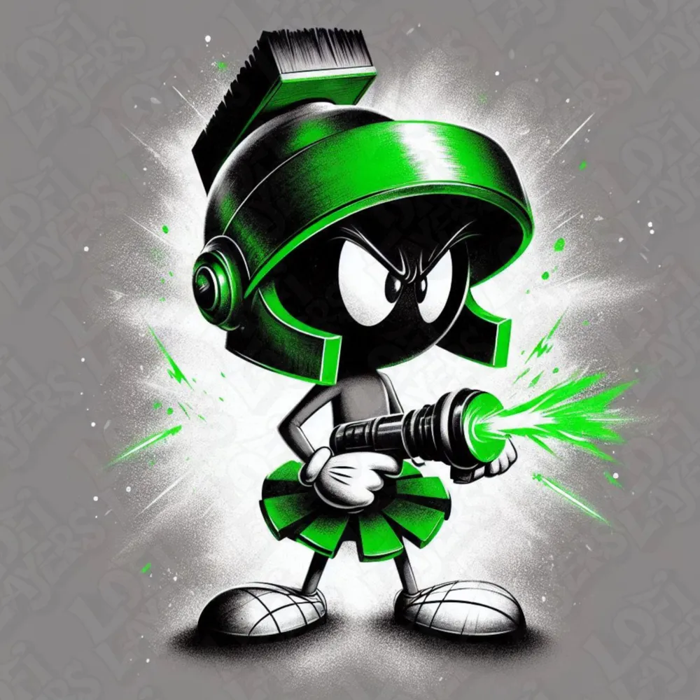 Marvin the Martian Hueforge - Free 3D Print Model - MakerWorld