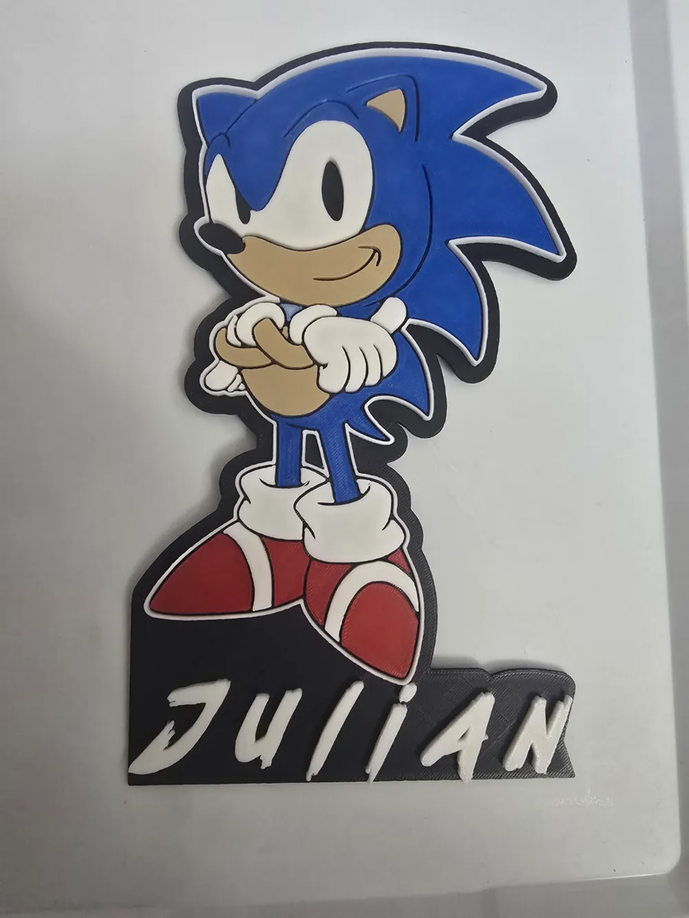 Customize sonic name plate by monchisMakerWorld: Download Free 3D Models