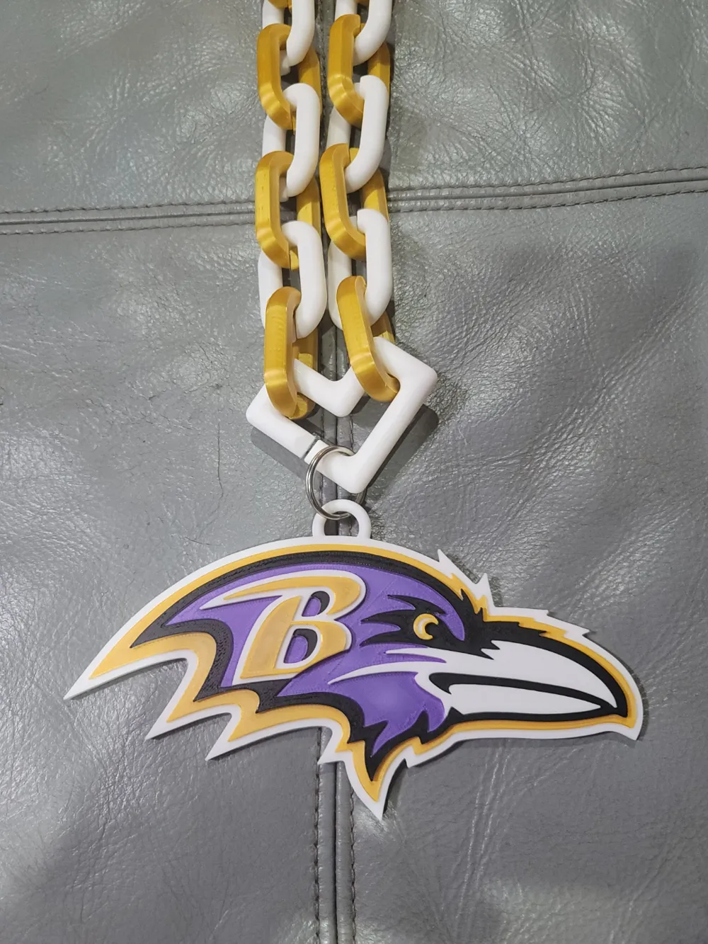 Baltimore Ravens 3d logo 180mm series by mercadogarzas - MakerWorld