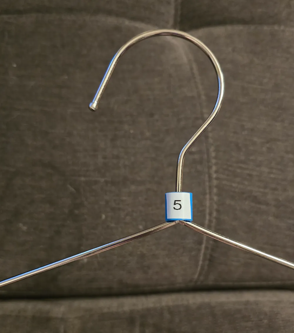 Hanger Marker for identifying sizes and numbers by Nymphet - MakerWorld