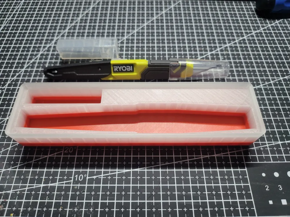 Gridfinity 4 x 1 RYOBI Quick Change Knife Hobby by Cmarty - MakerWorld