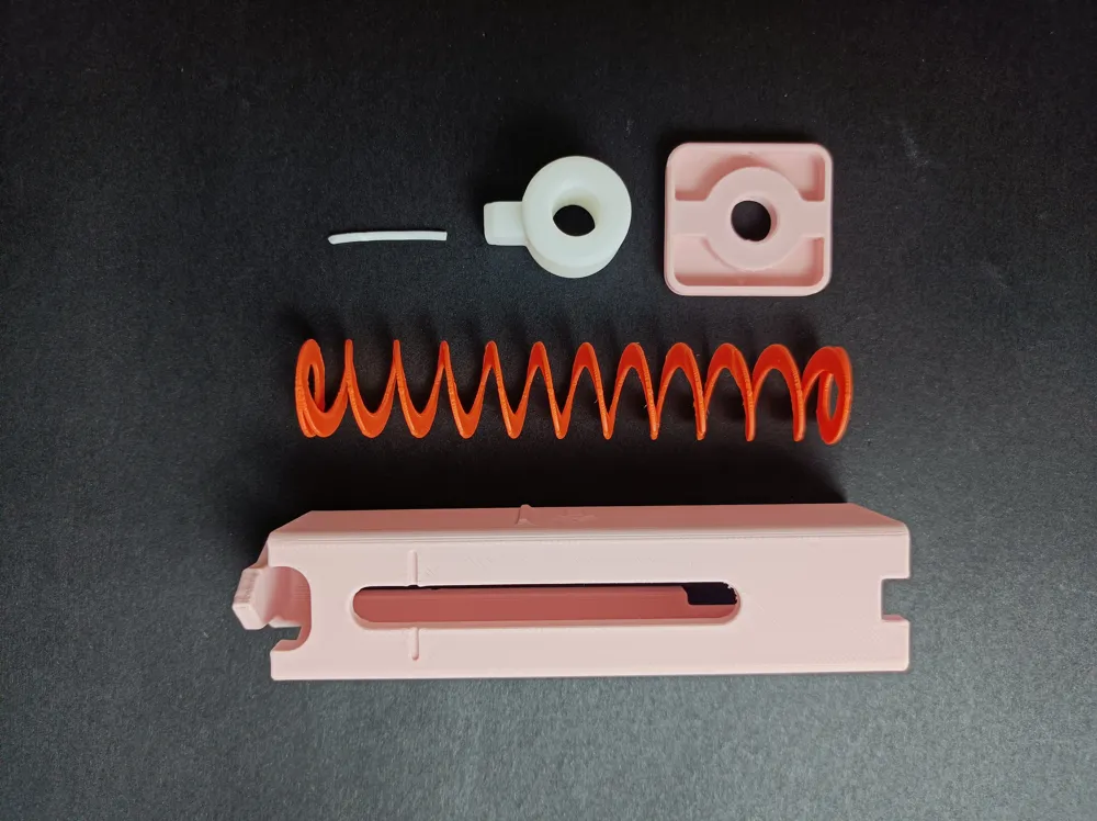 TEC-9 mini disc shooter by QYM 3D 脑洞造物秦一鸣 MakerWorld: Download Free 3D ...