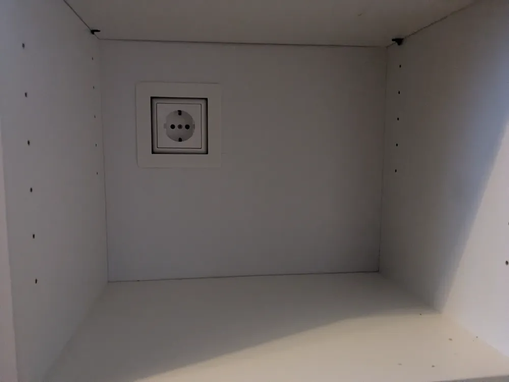 cutout cover for IKEA cabinet back wall by RoMueBW - MakerWorld