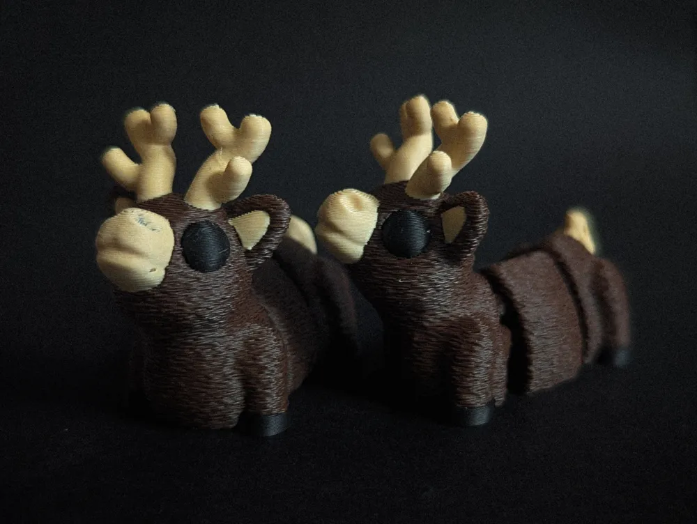 Flexi Reindeer - Free 3D Print Model - MakerWorld