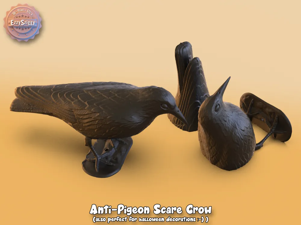 Anti Pigeon Scare Crow by EzzySziggy MakerWorld: Download Free 3D Models