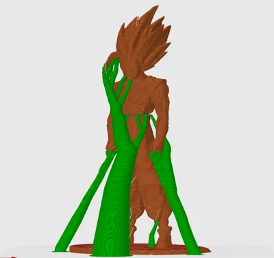 Beast Gohan Statue by Loldabird - MakerWorld