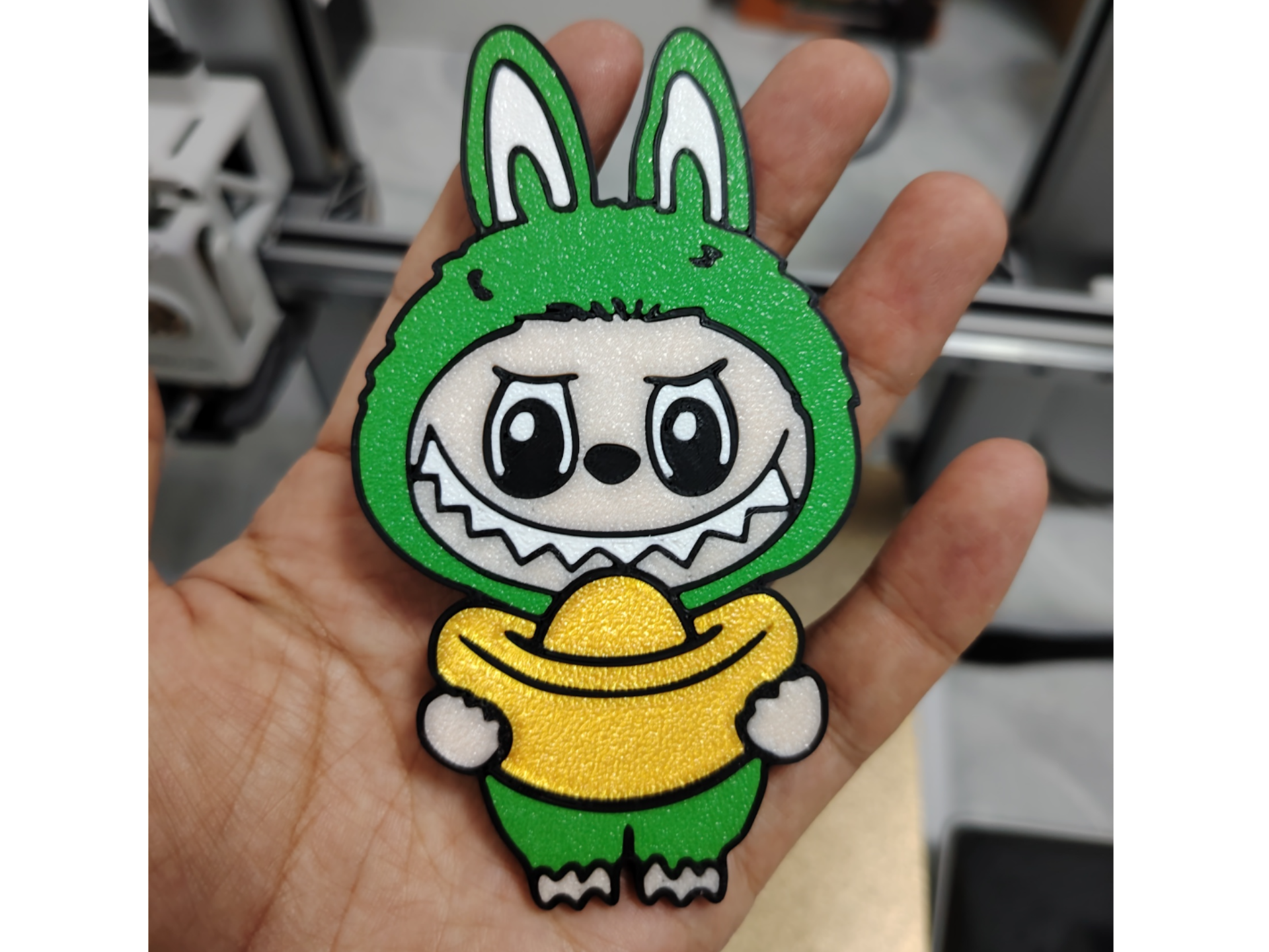 Lucky Labubu Refrigerator Magnet (No AMS Required) by 狗熊不想掰棒子@1024 ...
