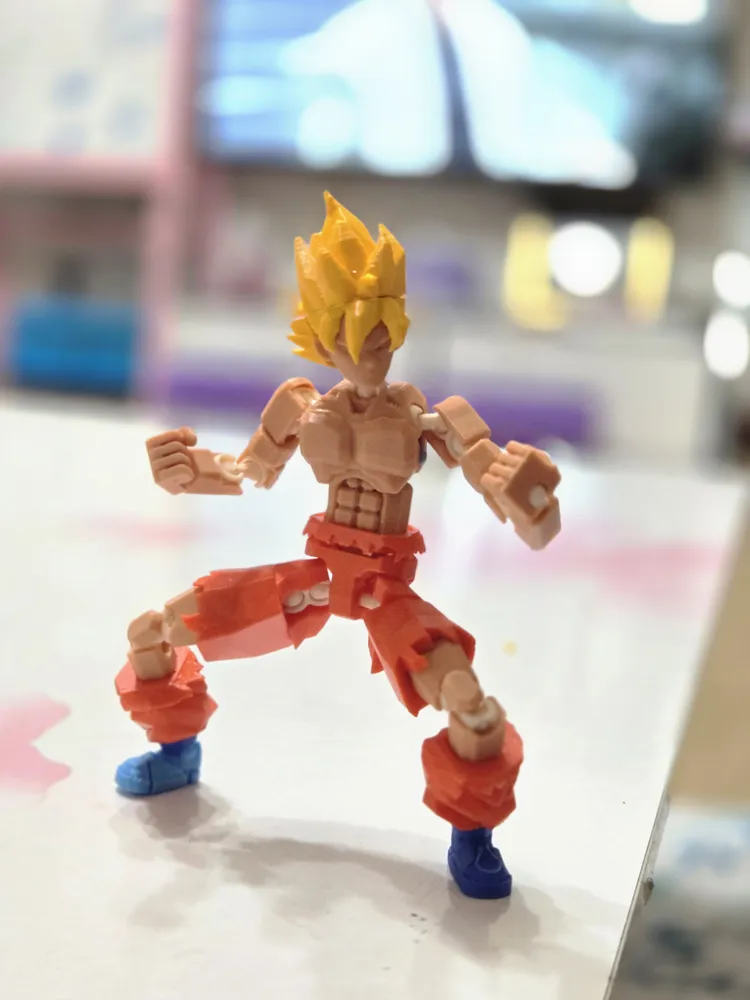 Proto 9 Goku Actionfigure AMS not required by GREATESTMOON MakerWorld ...