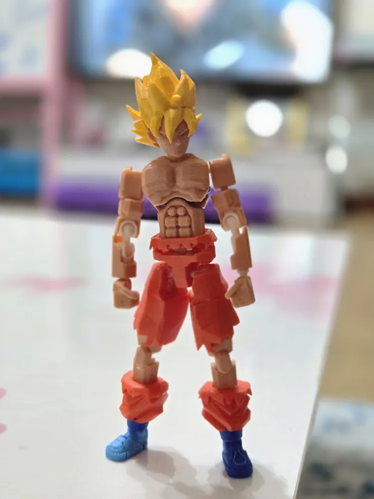 Proto 9 Goku Actionfigure AMS not required by GREATESTMOON MakerWorld ...