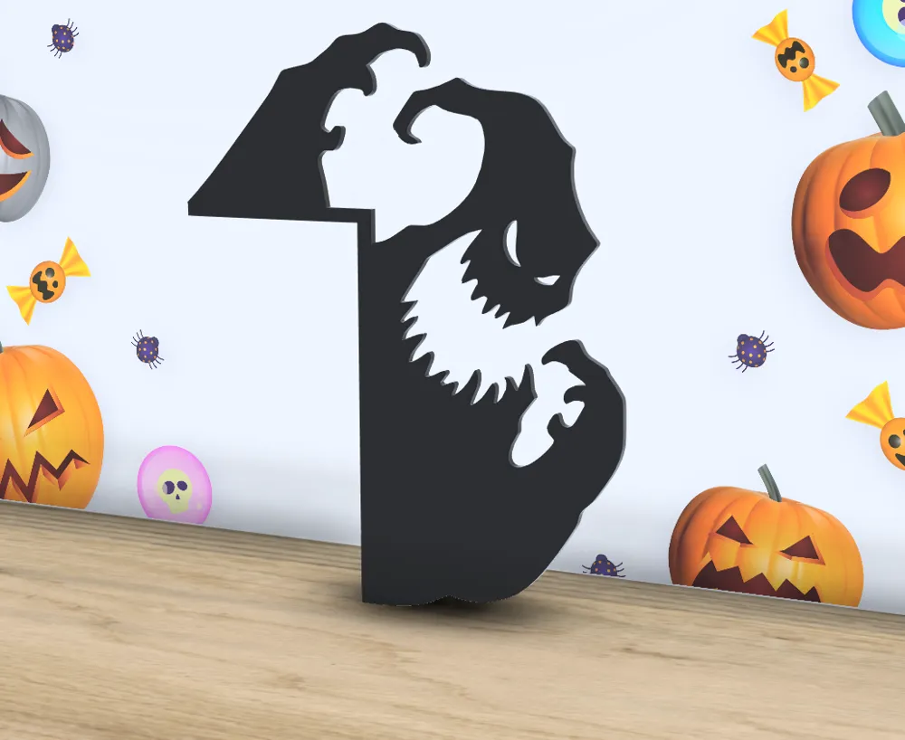Oogie Boogie - Halloween Door Corner by JF-699 - MakerWorld
