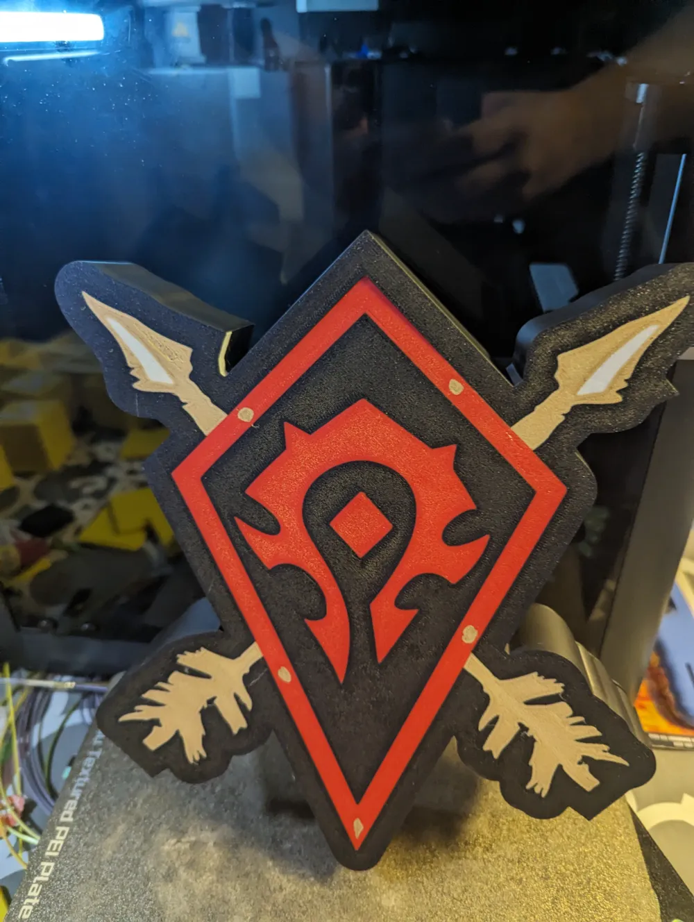 WoW Horde coat of arms light - World of Warcraft by xeebo00 - MakerWorld