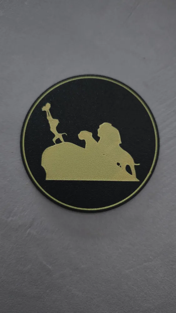 Lion King Rock Coaster - Free 3D Print Model - MakerWorld