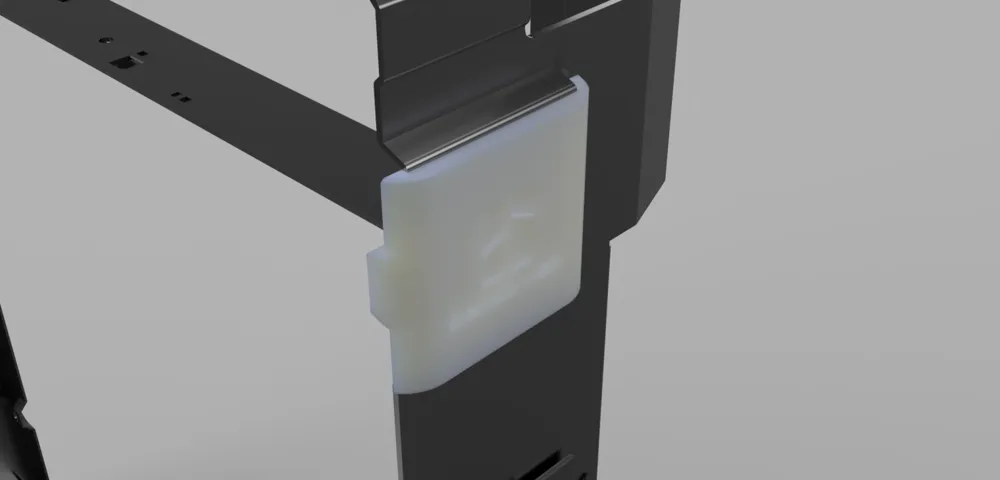 Bambu Lab P1P Latch-On Spool Guard by Cyber Inventor - MakerWorld