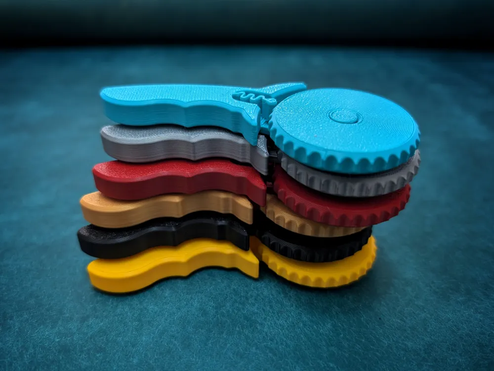 Mini Pizza Cutter Fidget by hugo.workshopMakerWorld: Download Free 3D ...
