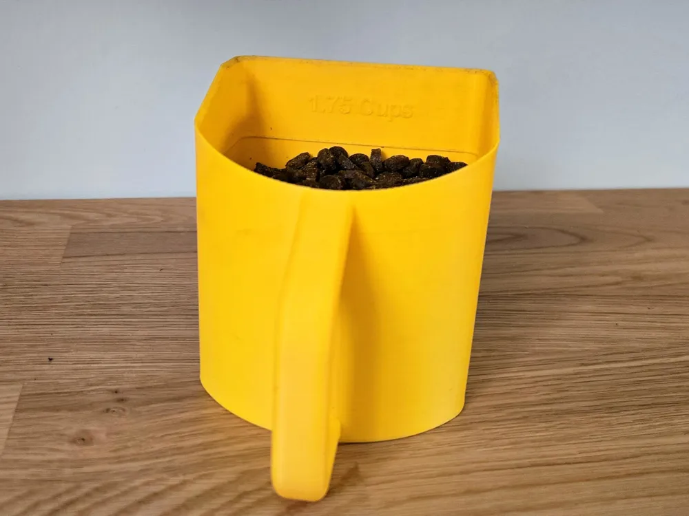 Dog Food Scoop - 1⅓ Cup & 1¾ Cup - Free 3D Print Model - MakerWorld