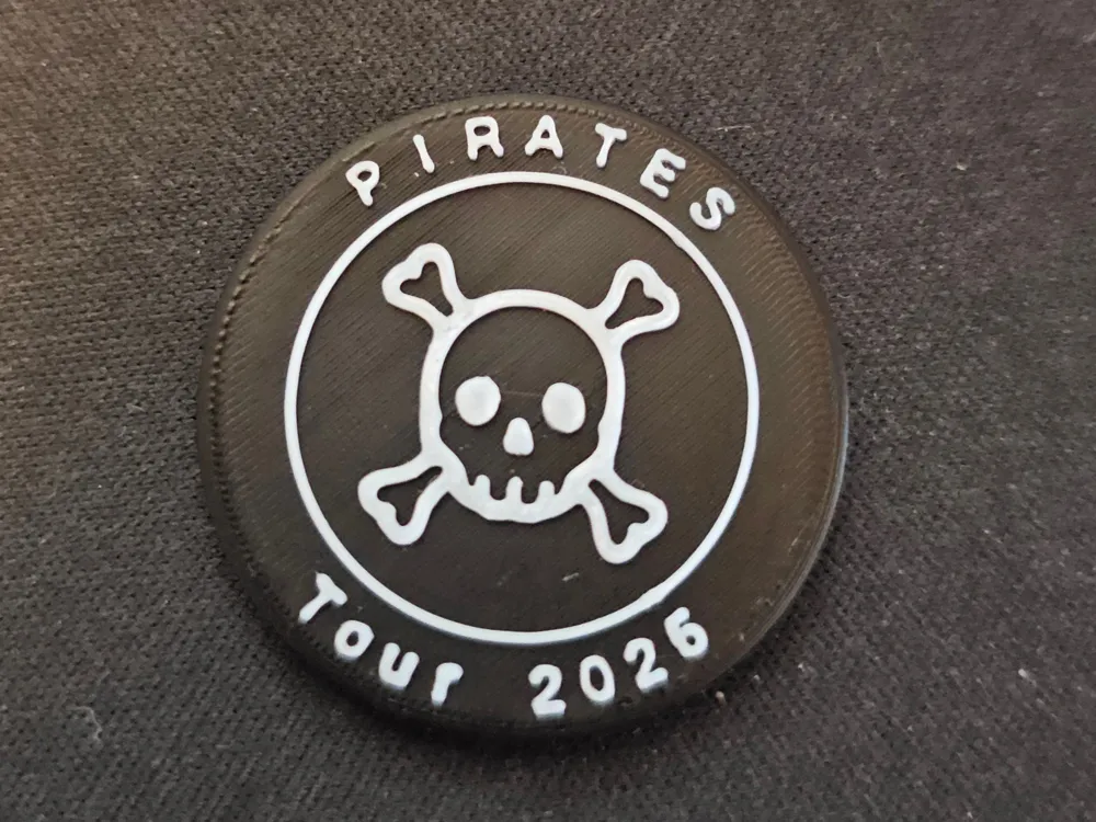 Custom golf ball marker creator by WayneC MakerWorld: Download Free 3D Models