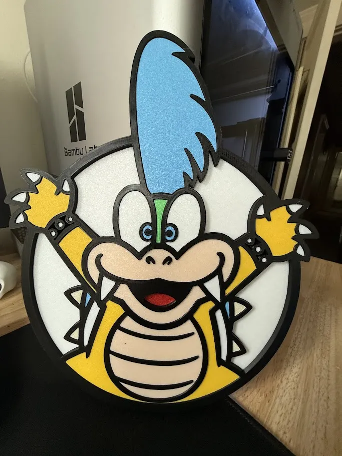 Larry Koopa No AMS Mario Bros Decor by ColinSmith978 MakerWorld ...