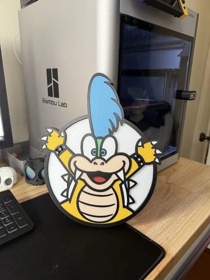 Larry Koopa No AMS Mario Bros Decor by ColinSmith978 MakerWorld ...
