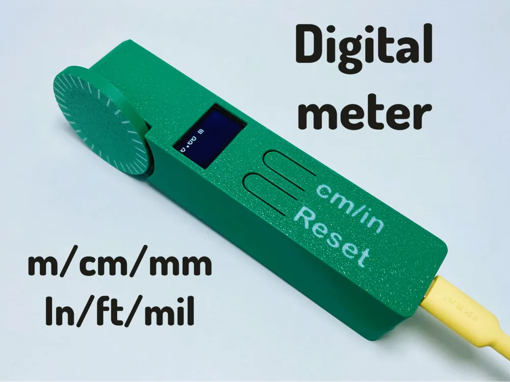 Digital Distance Counter with OLED Display by Singh DesignMakerWorld ...