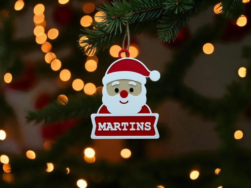 Personalized Christmas Ornament – Custom Name - Free 3D Print Model ...