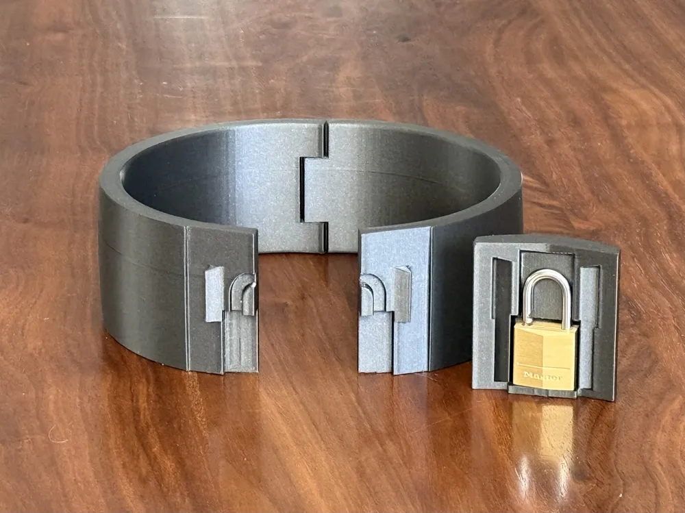 "Swedish" Style Locking BDSM Collar - Free 3D Print Model - MakerWorld