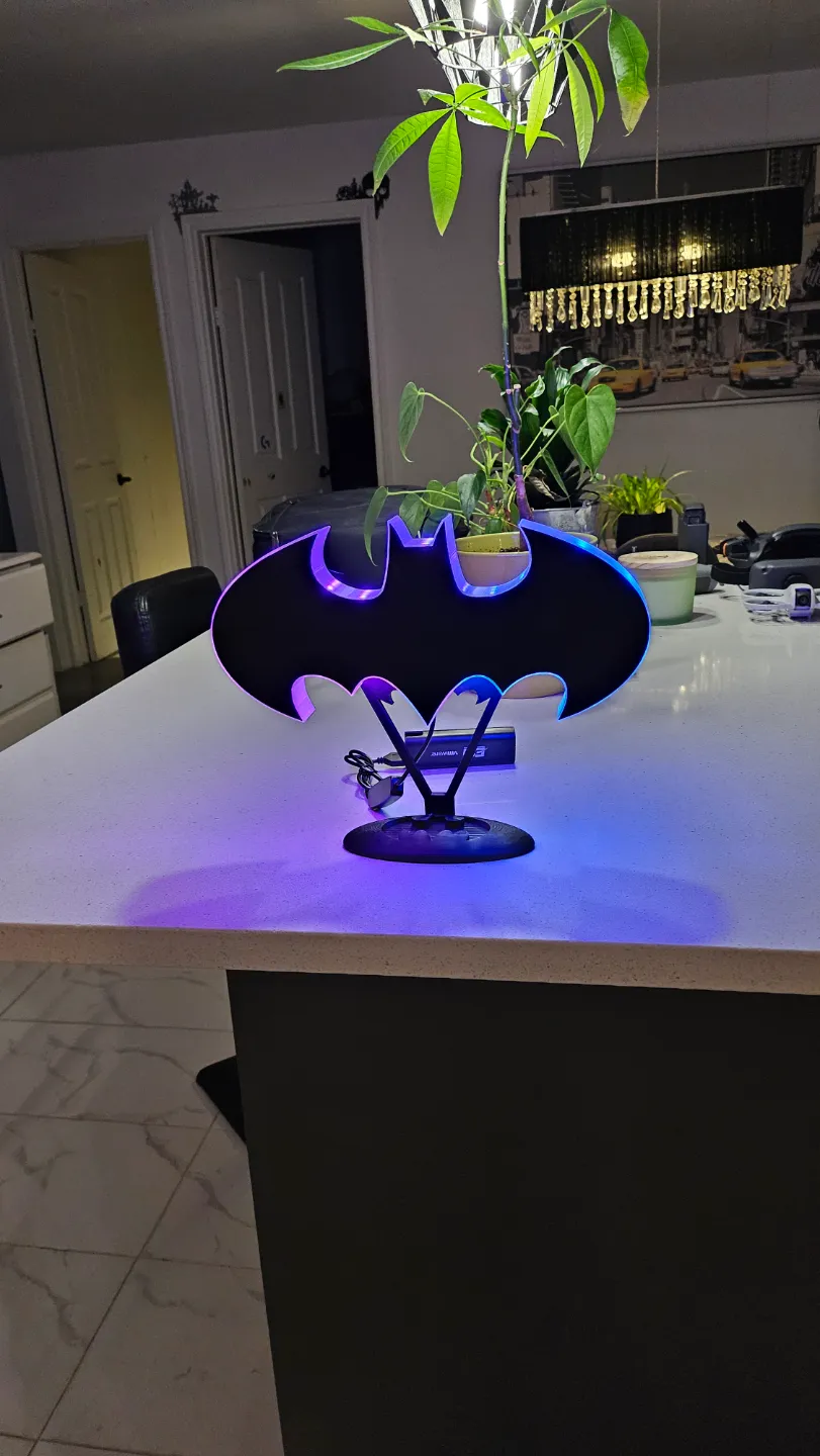 1989 Batman LED Lightbox by Tommy Gun - MakerWorld