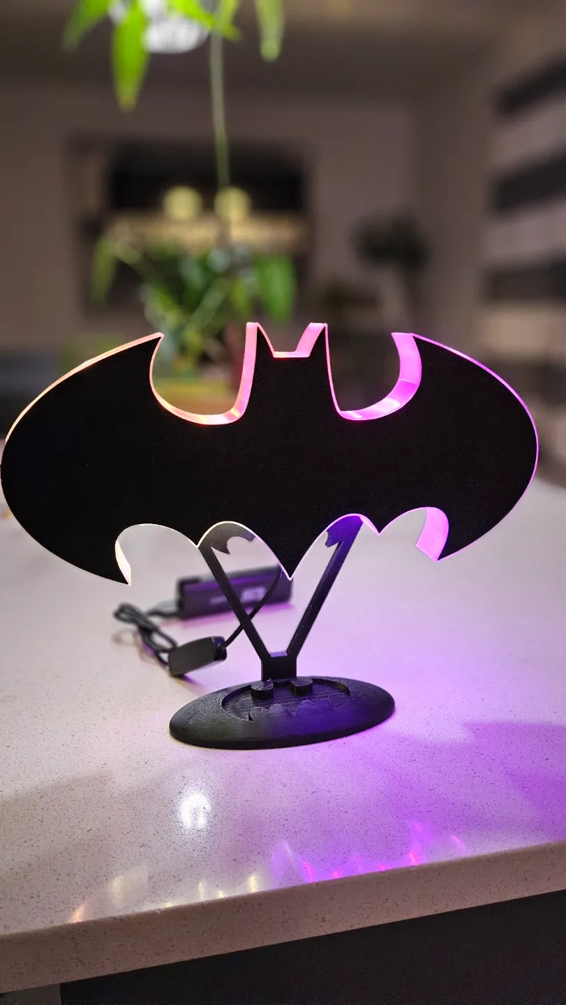 Tim Burton's1989 Batman LED Lightbox by Tommy Gun - MakerWorld