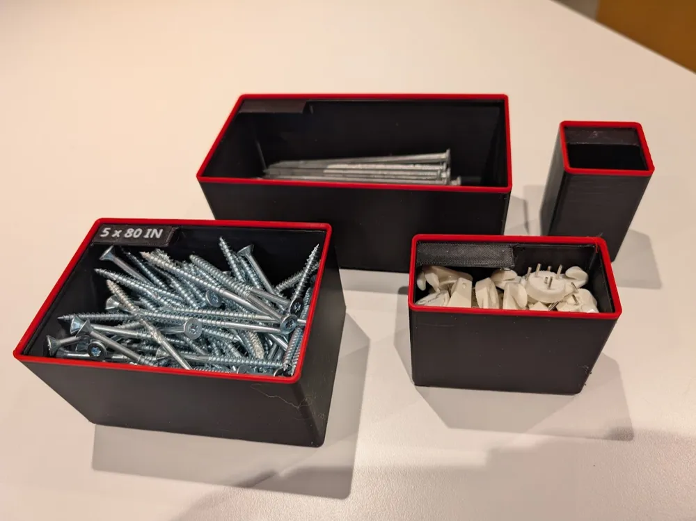 V.2 Gridfinity Bins- Fasteners/Garage organization by KRONK - MakerWorld