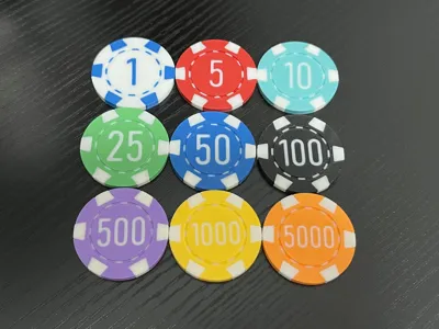 Poker Chips | Plain and Numbered by Jonan Seeley - MakerWorld