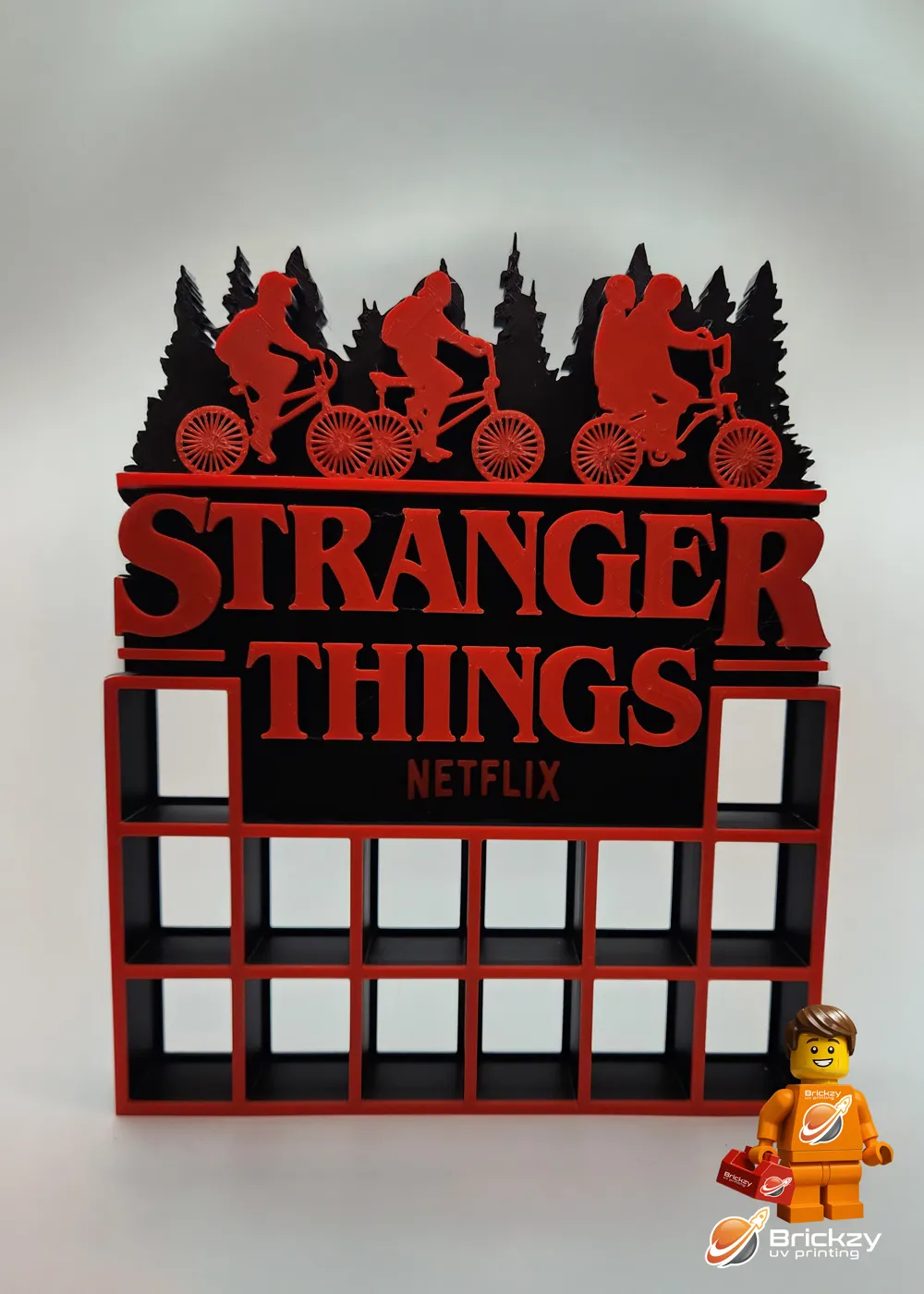 Stranger Things Bitty Pop Display by Brickzy MakerWorld: Download Free 3D Models