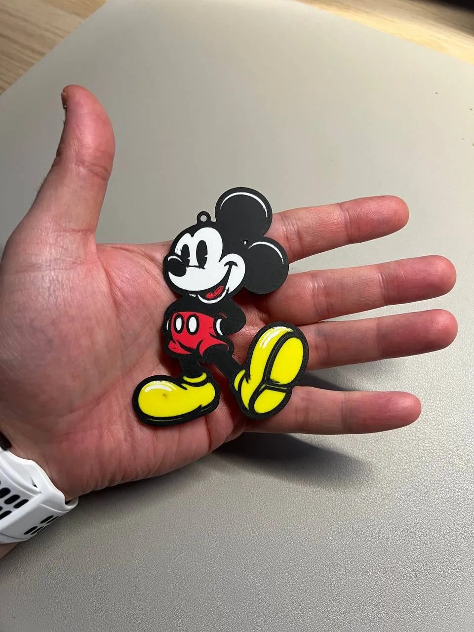 mickey mouse keychain by lucamoretti86 MakerWorld: Download Free 3D Models