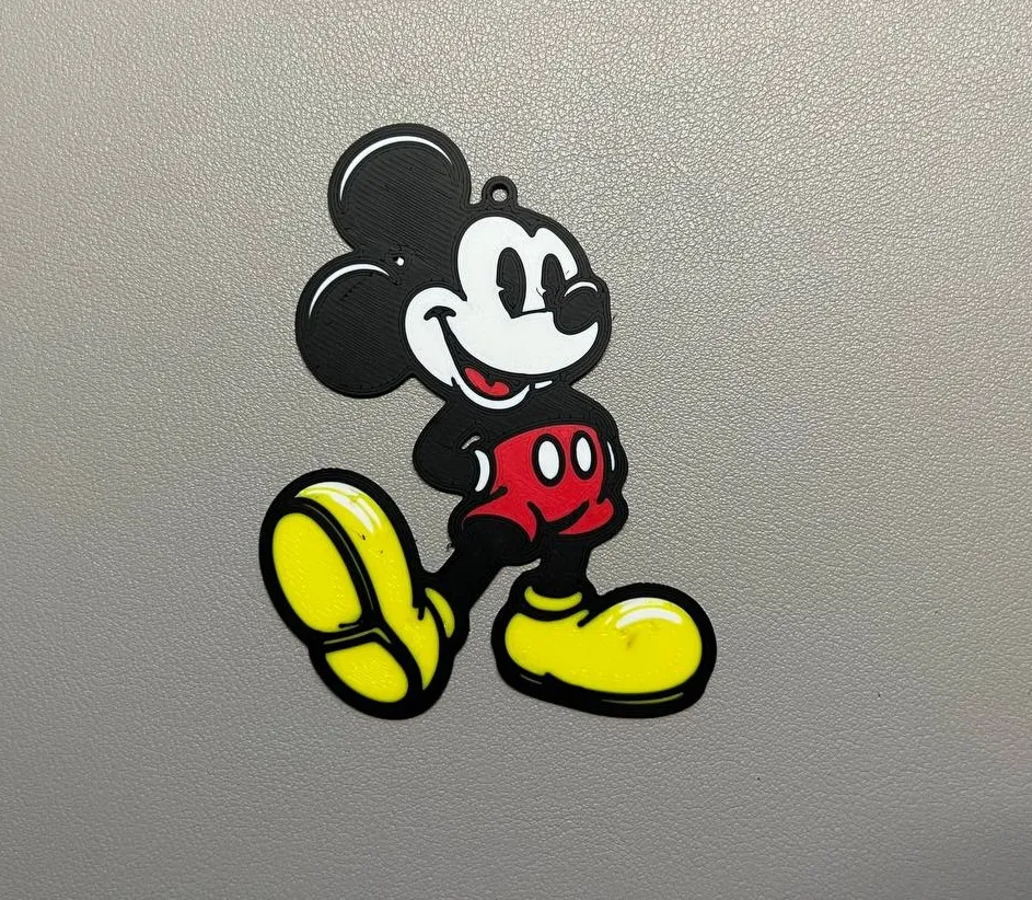 mickey mouse keychain by lucamoretti86 MakerWorld: Download Free 3D Models