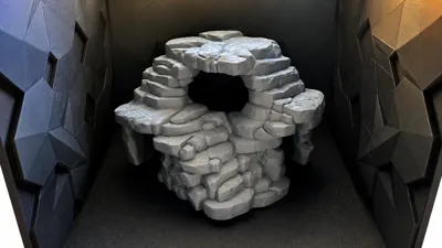 Aquarium Rock Cave - Free 3D Print Model - MakerWorld