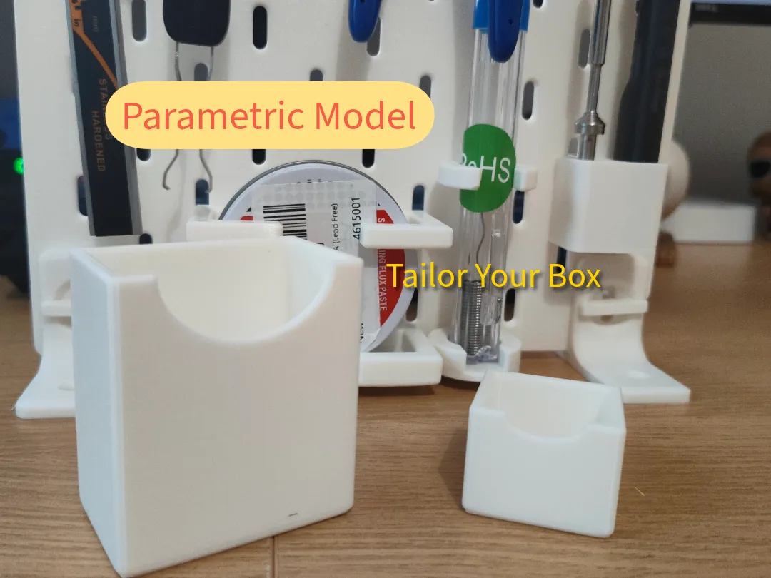 Skadis Box - Parametric by stevosteve MakerWorld: Download Free 3D Models