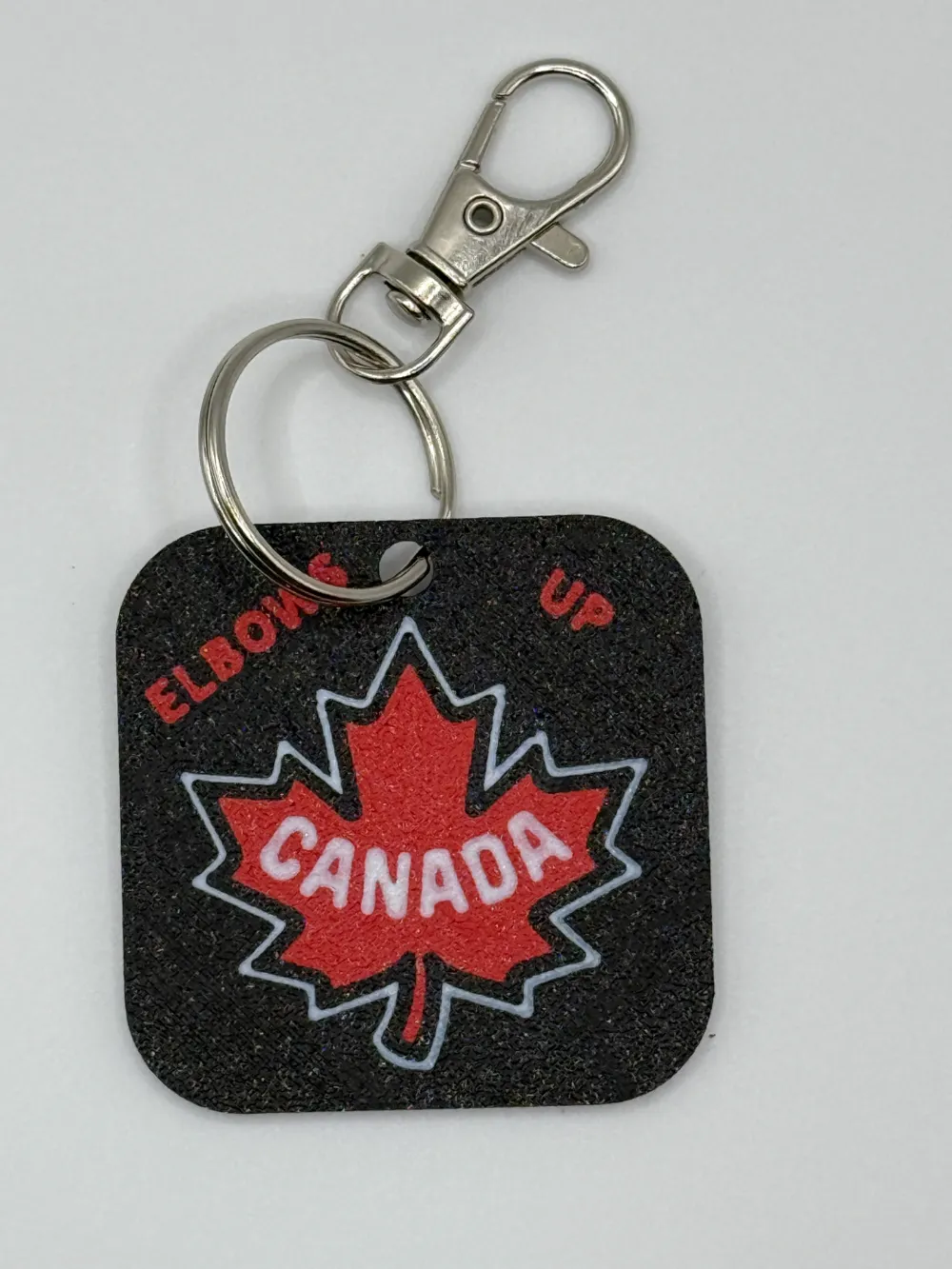 Elbows Up Canada Keychain - Free 3D Print Model - MakerWorld